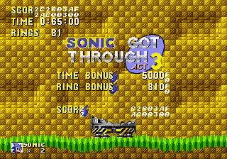 Play Sonic Mega Mix (S1 Hack) Online in your browser