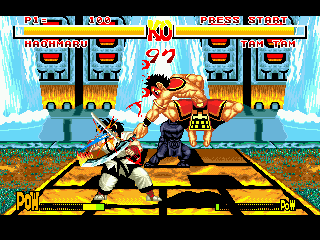 Play Samurai Shodown (Europe) Online in your browser